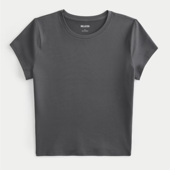 Hollister | Tops | Seamless Fabric Longline Crew Baby Tee | Poshmark